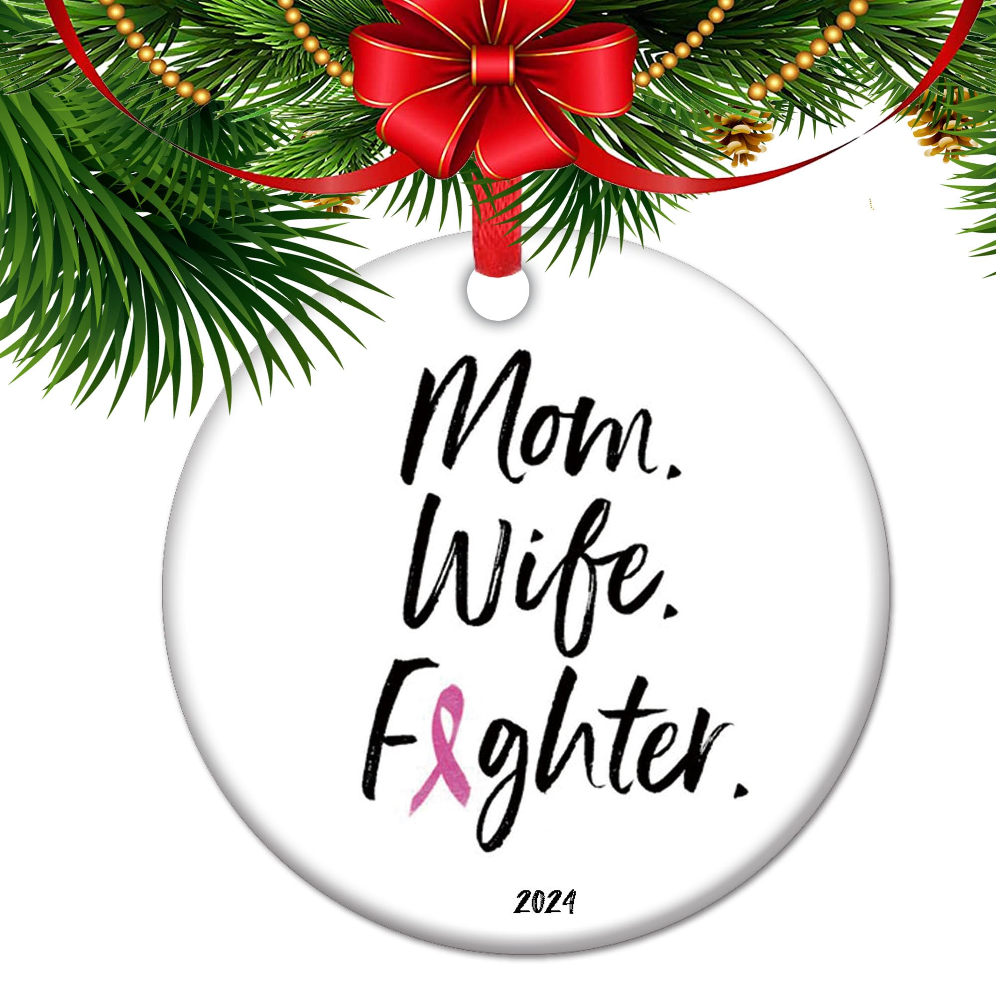 Chromico Cancer Free Ornament, The Year I Beat Cancer, 2024 Christmas ...