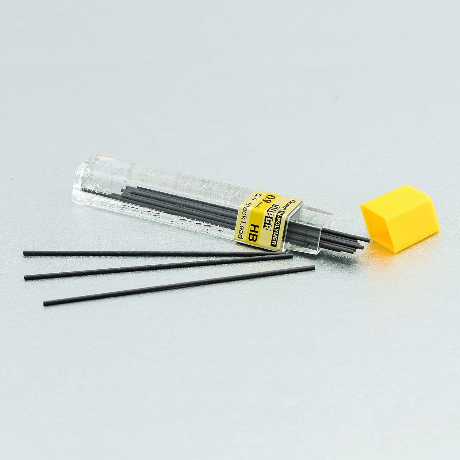 Pentel Super Hi-polymer Lead Refills, 15 Leads Per Tube, Hb Grade, 0 ...