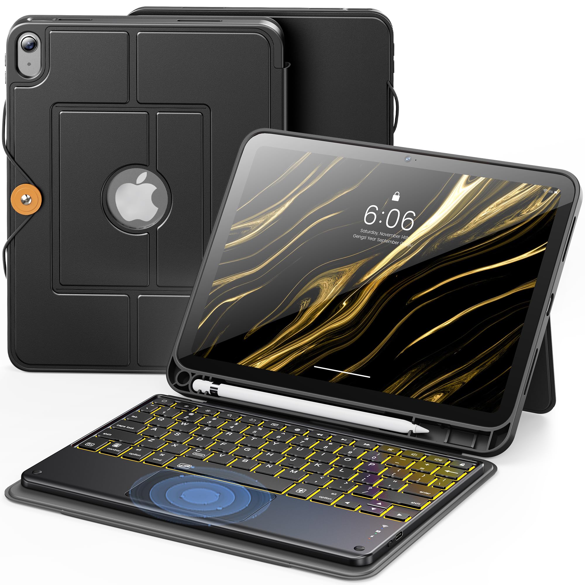 INFILAND Keyboard Case for iPad (A16) 11th Gen 11" (2025) & iPad 10th ...