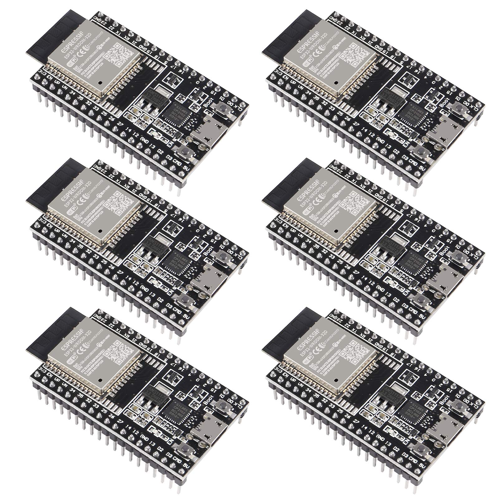 Mua 6PCS ESP32-DevKitC Core Board ESP32 Development Board ESP32-WROOM-32D Wireless WiFi ...