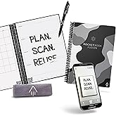 Amazon.com: Rocketbook Planner & Notebook, Fusion : Reusable Smart ...