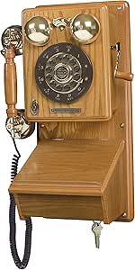 Amazon.com : Crosley CR91 Country Kitchen Wall Phone (Oak) : Telephones ...