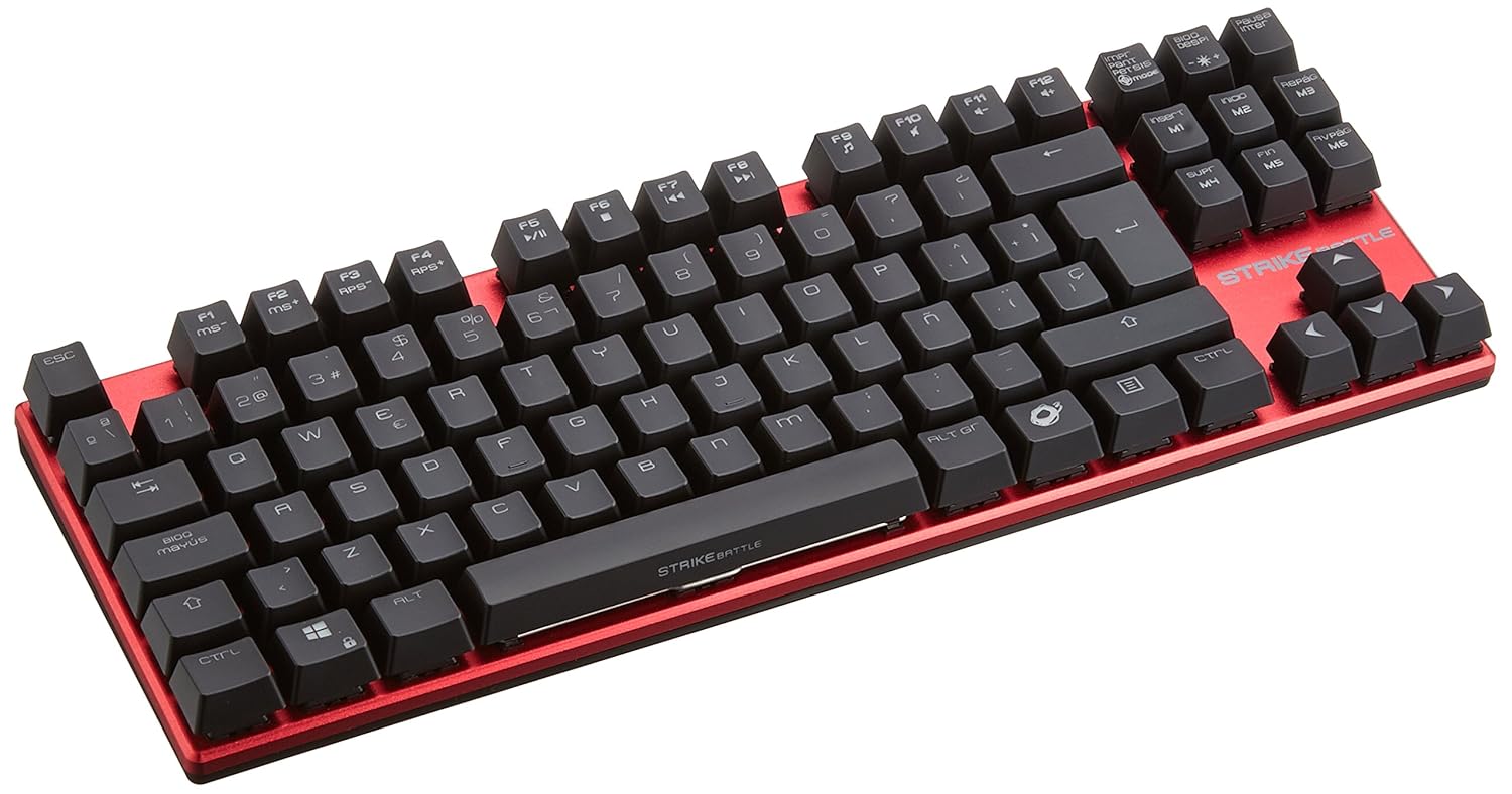 Ozone StrikeBattle - Teclado para Gaming, Color Rojo: Ozone: Amazon.es ...