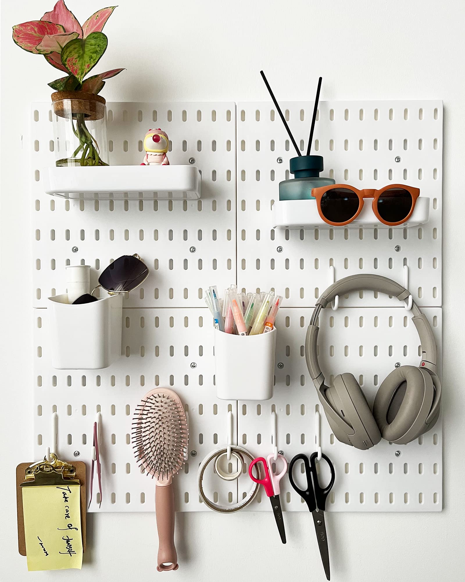Pegboard Accessories Combination Wall Organizer Kit,Pegboard Shelf for ...