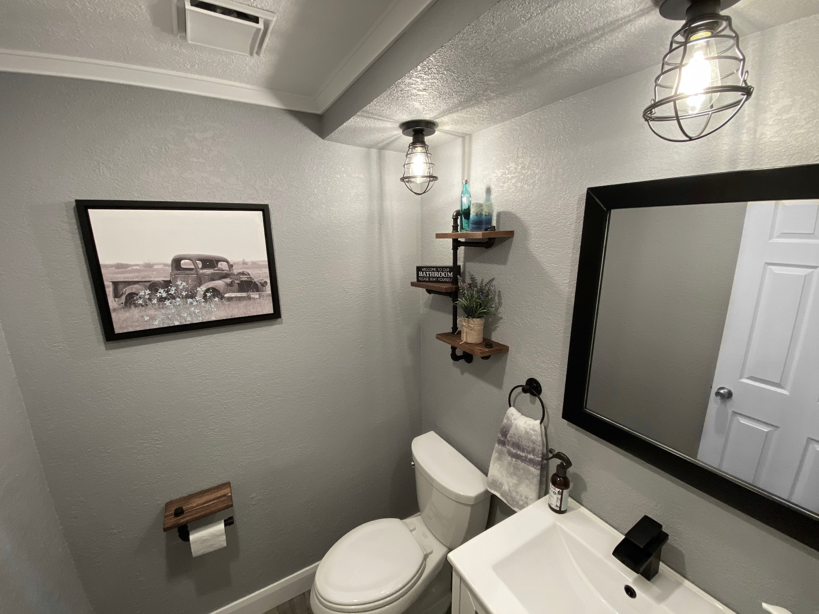 $4/mo - Finance Vintage Semi Flush Mount Ceiling Light, Asnxcju ...