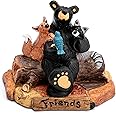 Amazon.com: DEMDACO Bearfoots by Jeff Fleming Friends Black Bear Fox ...