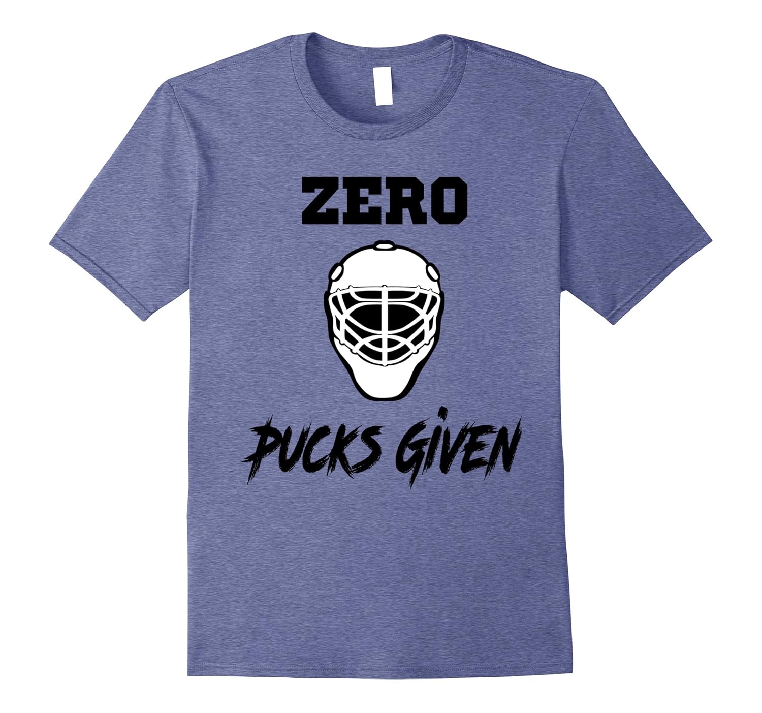 Men’s Zero Pucks Given Hockey T-Shirt-4LVS