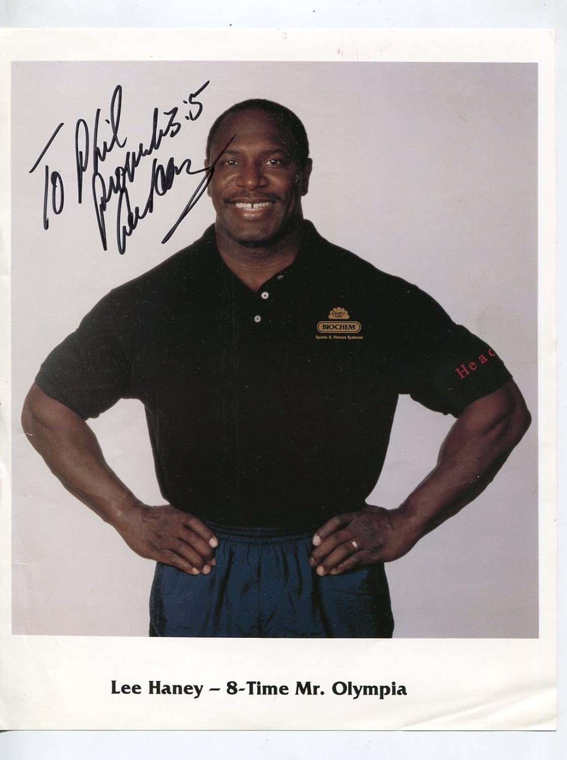 MOVIE PHOTO: Lee Haney-8-Time Mr. Olympia-8x10-Color-Promo-Still-FN at ...