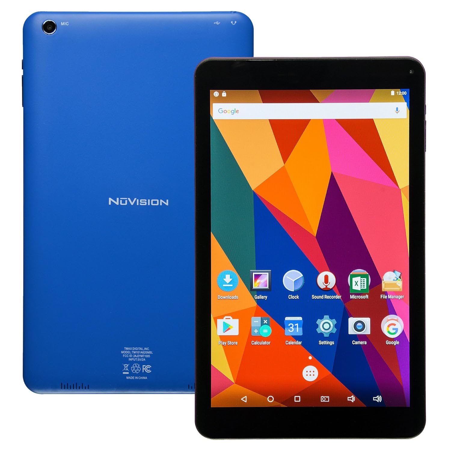 Buy Nuvision 10.1-inch IPS Touchscreen Tablet PC Android 6.0, 1.3GHz ...