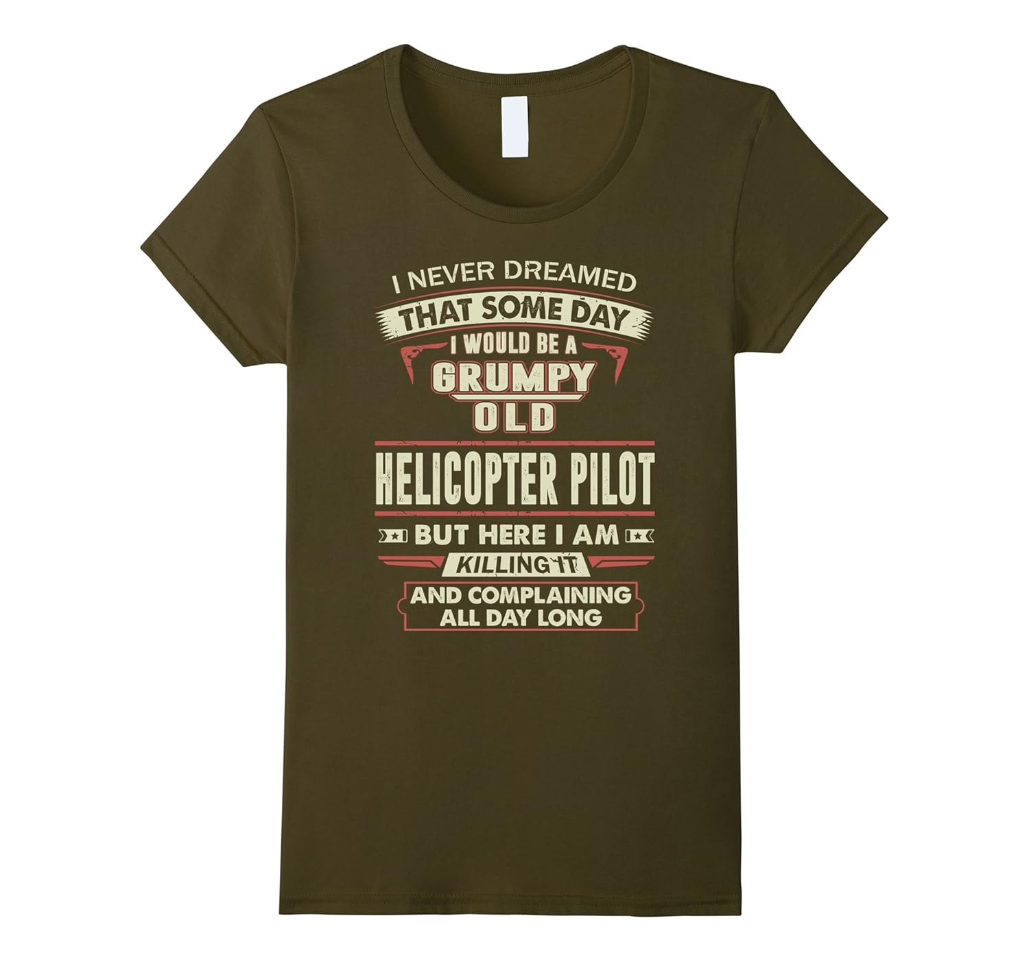 Grumpy Old Helicopter Pilot T-Shirt-4LVS
