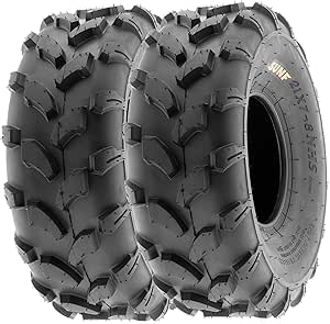 Amazon.com: SunF 21x7-8 21x7x8 ATV UTV Tires 6 PR Tubeless A003 [Set of ...