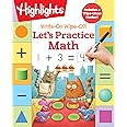 Write-On Wipe-Off Let's Practice Math (Highlights Write-On Wipe-Off Fun ...