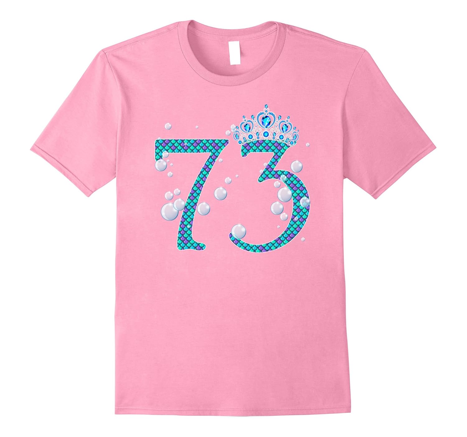 73 Year Old Shirt Mermaid 73rd Birthday TShirt-PL – Polozatee