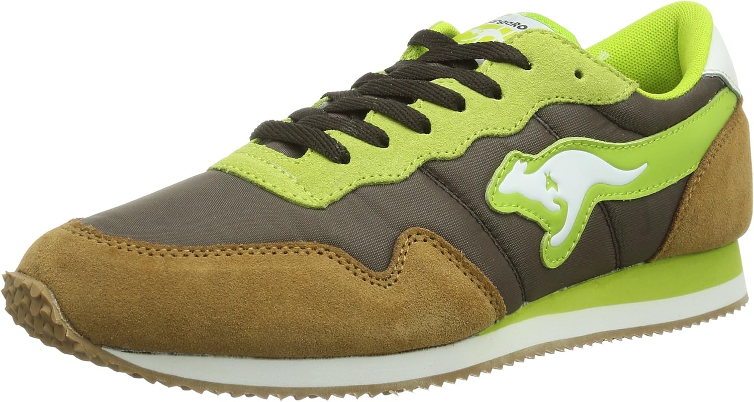 KangaROOS Unisex-Adult Invader Colours Low-Top Trainers, Dark Wheat ...