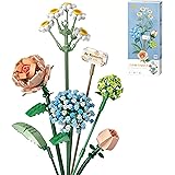Amazon.com: ZIYOSTAR Mini Bricks Flower Bouquet Building Sets ...