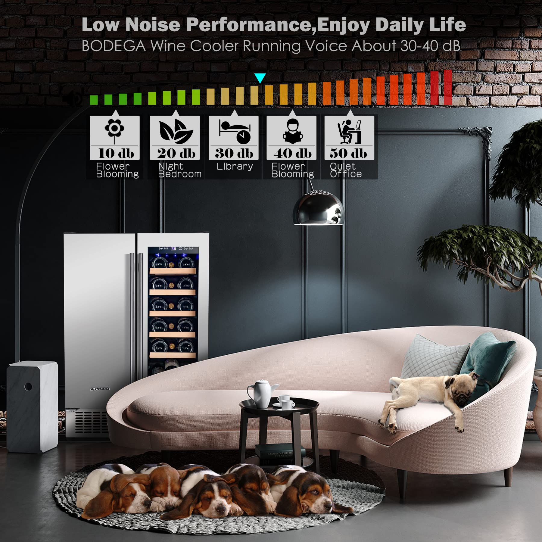 Mua BODEGA 24 Inch Beverage and Wine Cooler, Built-in and Freestanding ...