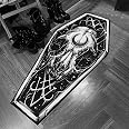 Amazon.com: FRJINIE Coffin Bath Mat, 51"×19" Coffin Rug for Bedroom ...