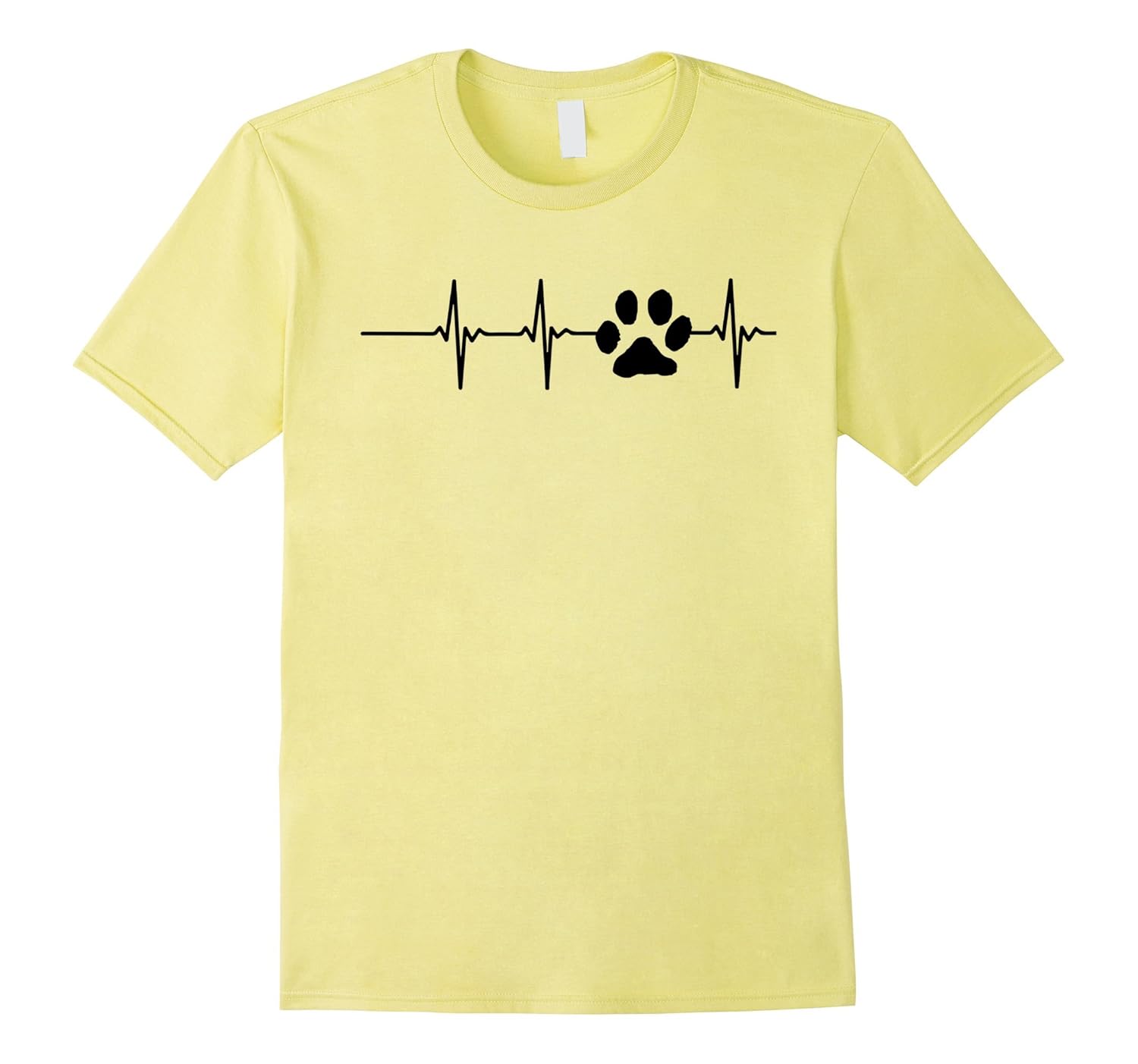 Heartbeat EKG Paw Dog Cat Rescue Shirt-CL – Colamaga