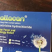 6 Months Supply Allacan Cetirizine Hayfever Allergy Tablets 30 x 6 ...