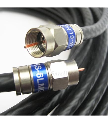 Triple Shield Coax Cable 30ft RG-6 Coaxial Cable - Triple Shielded ...