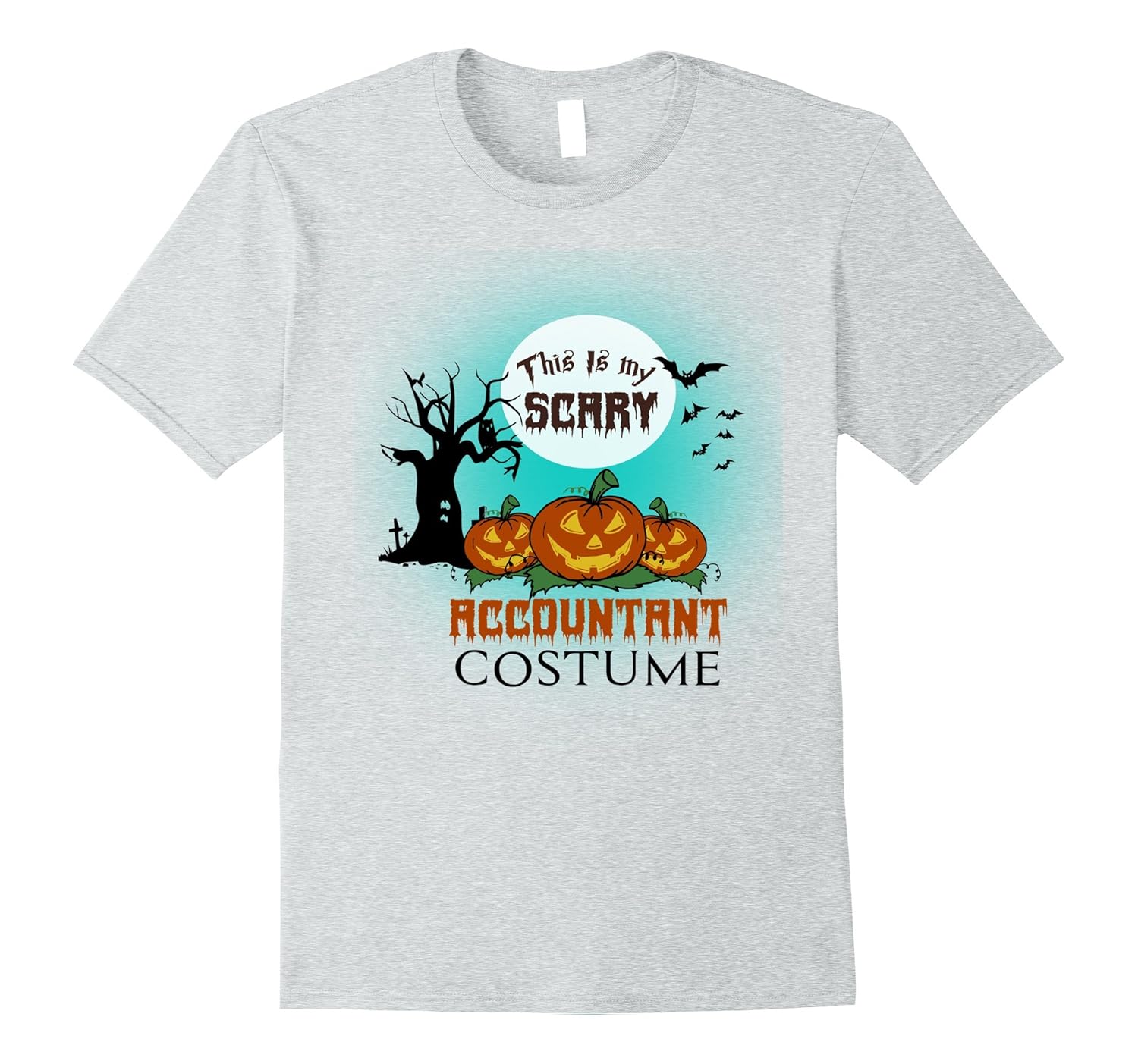 Halloween T-shirt This Is My Scary Accountant Costume-CL – Colamaga