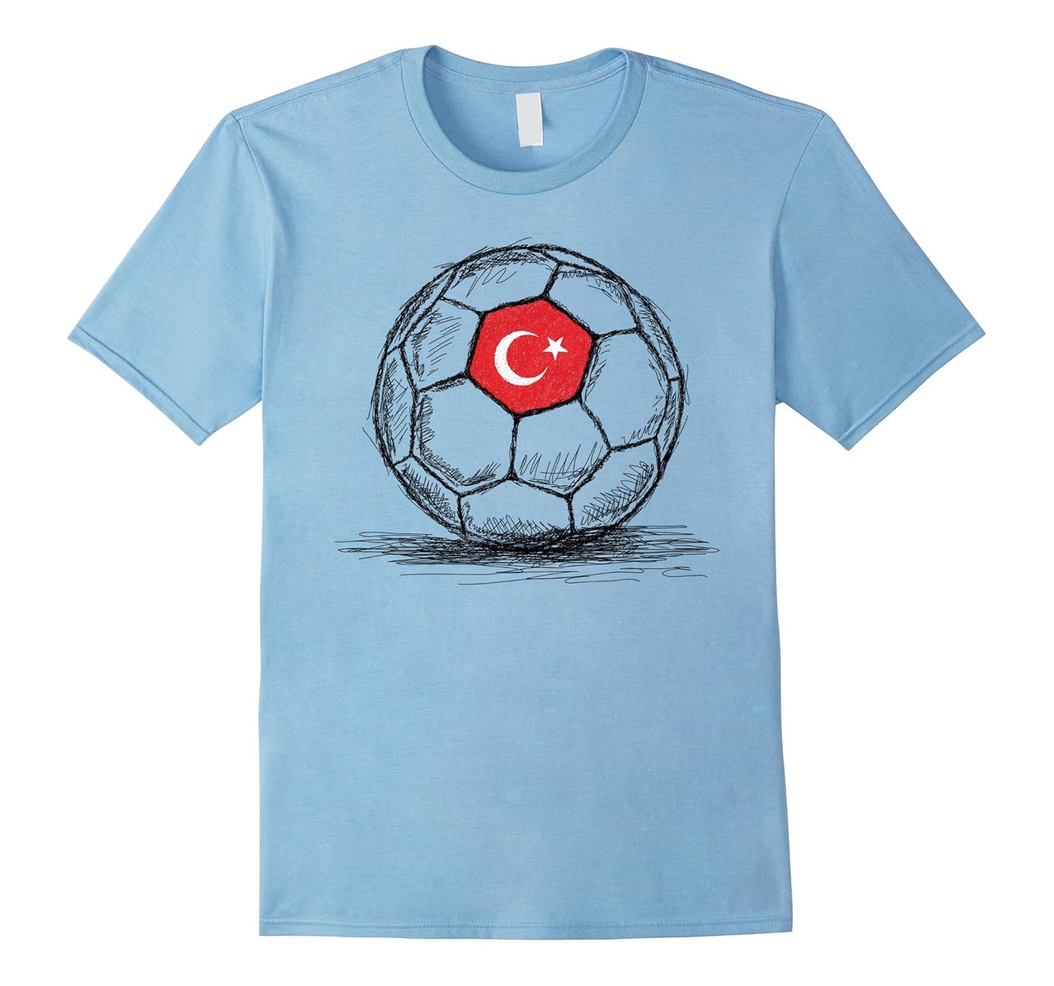 Turkey Turkish Turk Soccer Football Flag Jersey T-Shirt-CL – Colamaga