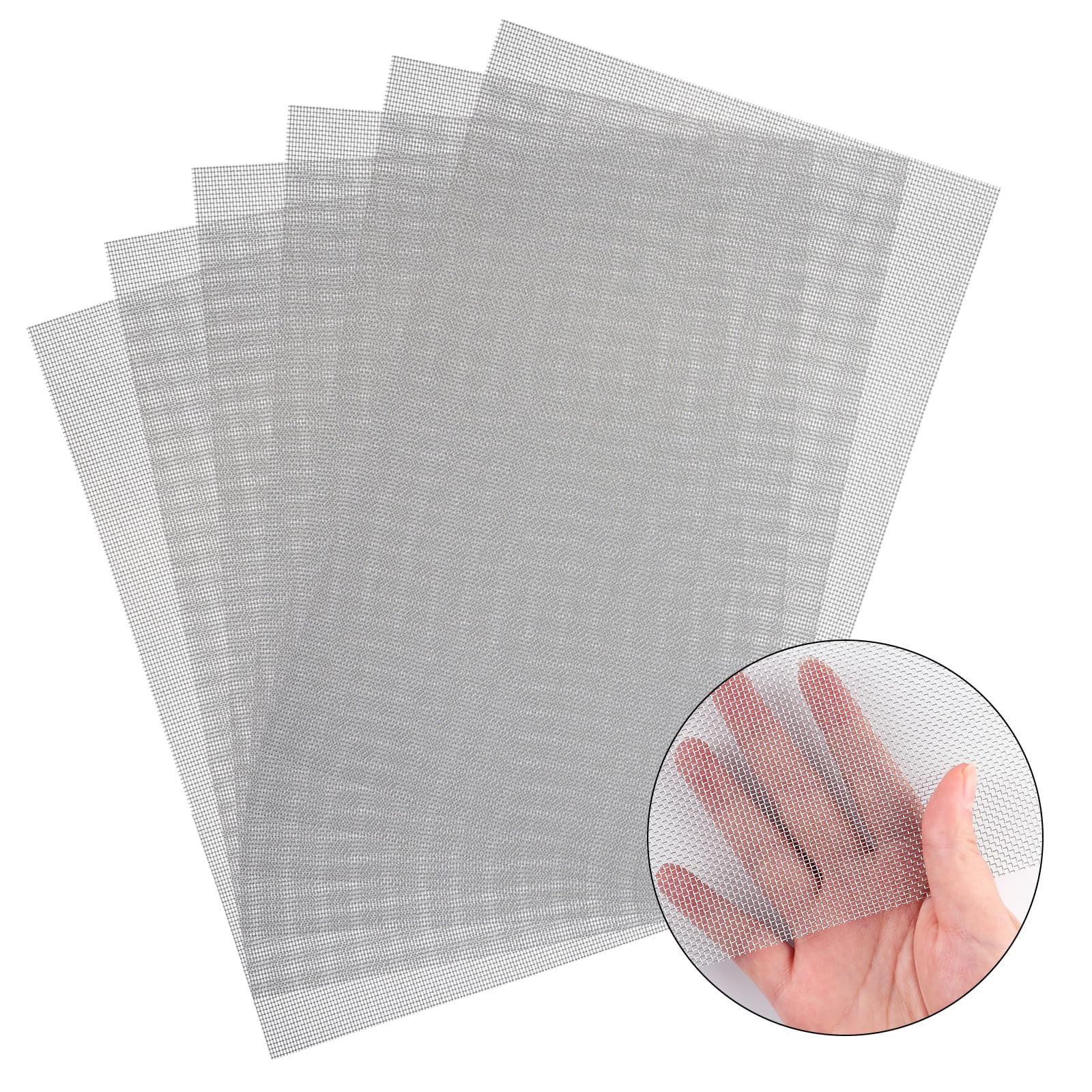 Mua 6 Pack 12×8 Inch Wire Mesh Screen, 20 Mesh Stainless Steel Mesh ...