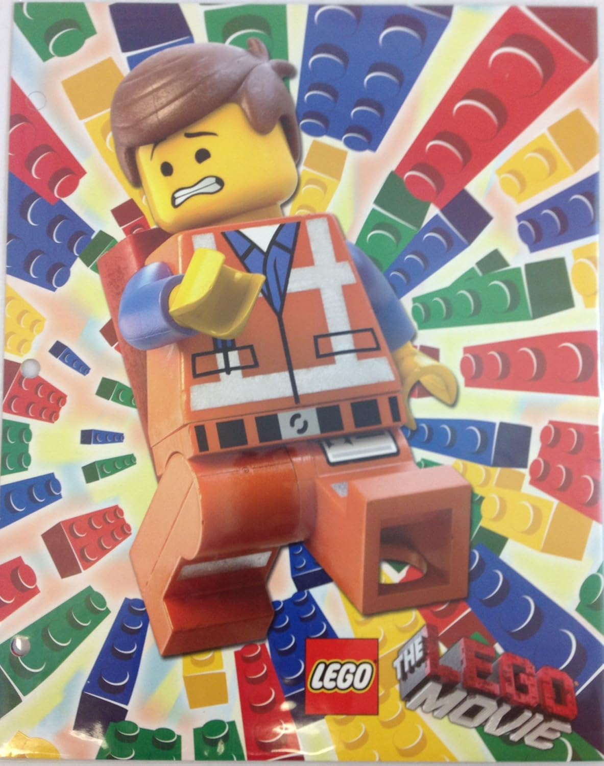 Amazon.com: The LEGO Movie: 2-Pocket Portfolio Folder: Emmet: Toys & Games