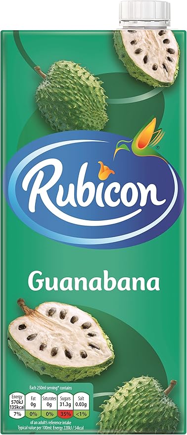 Rubicon Still Guanabana Juice Drink, 1 L: Amazon.co.uk: Grocery