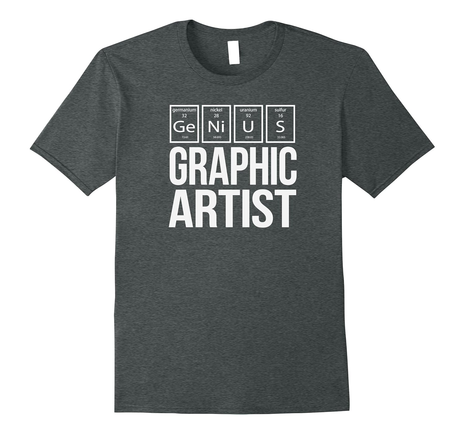 The Funny Genius Graphic Artist T Shirt-4LVS