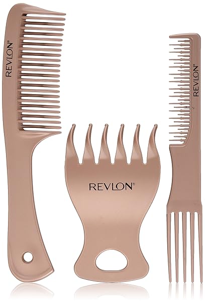 Amazon.com : Revlon Waves Short-Medium Comb Combo, Amber : Hair Brushes ...