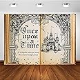 Amazon.com : Avezano Fairy Tale Books Backdrop Vintage Once Upon a Time ...
