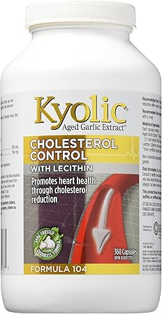 Kyolic formula 104 cholesterol control, 360 capsules: Amazon.ca: Health ...