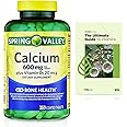 Amazon.com: Spring Valley Calcium Plus Vitamin D Tablets Dietary ...