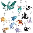 Amazon.com: Nosiny 12 Pcs 2.4 Inch Acrylic Dragon Keychain for Kids ...