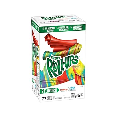 Amazon.com : An Item of Fruit Roll-Ups Variety Pack (.5 oz, 72 ct ...