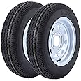 Amazon.com: 2 Pack 5.30-12 5.30x12 530-12 5.30-12 Trailer Tires with 12 ...