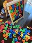 Amazon.com: GINMIC Magnetic Letters and Numbers with Easel for Kids ...