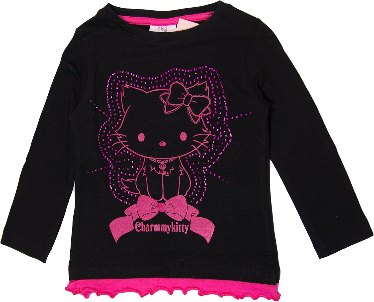 Charmmy Kitty Official Girls T-Shirt Long Sleeve Age 3,4,6,8 Years ...