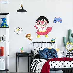 Amazon.com: Ryan's World Wall Decals - The Ultimate Red Titan Ryan ...