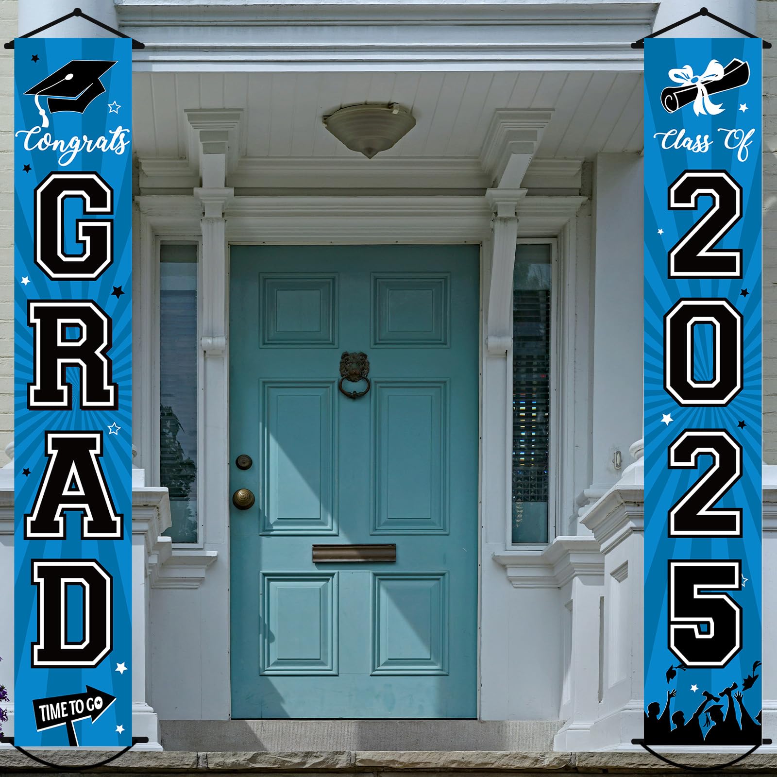 2025 Graduation Banner Class of 2025 Congrats Grad Porch Sign Party ...