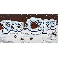 Amazon.com: Snow caps Semi Sweet Chocolate Nonpareils (1) 3.1oz Box ...