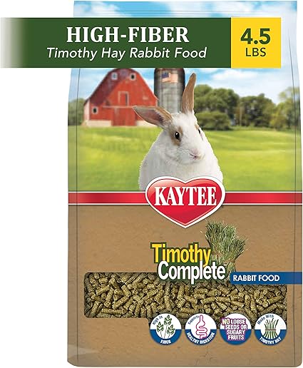 Timothy Complete Kaytee Rabbit Food, 4.5-lb bag: Amazon.ca: Pet Supplies