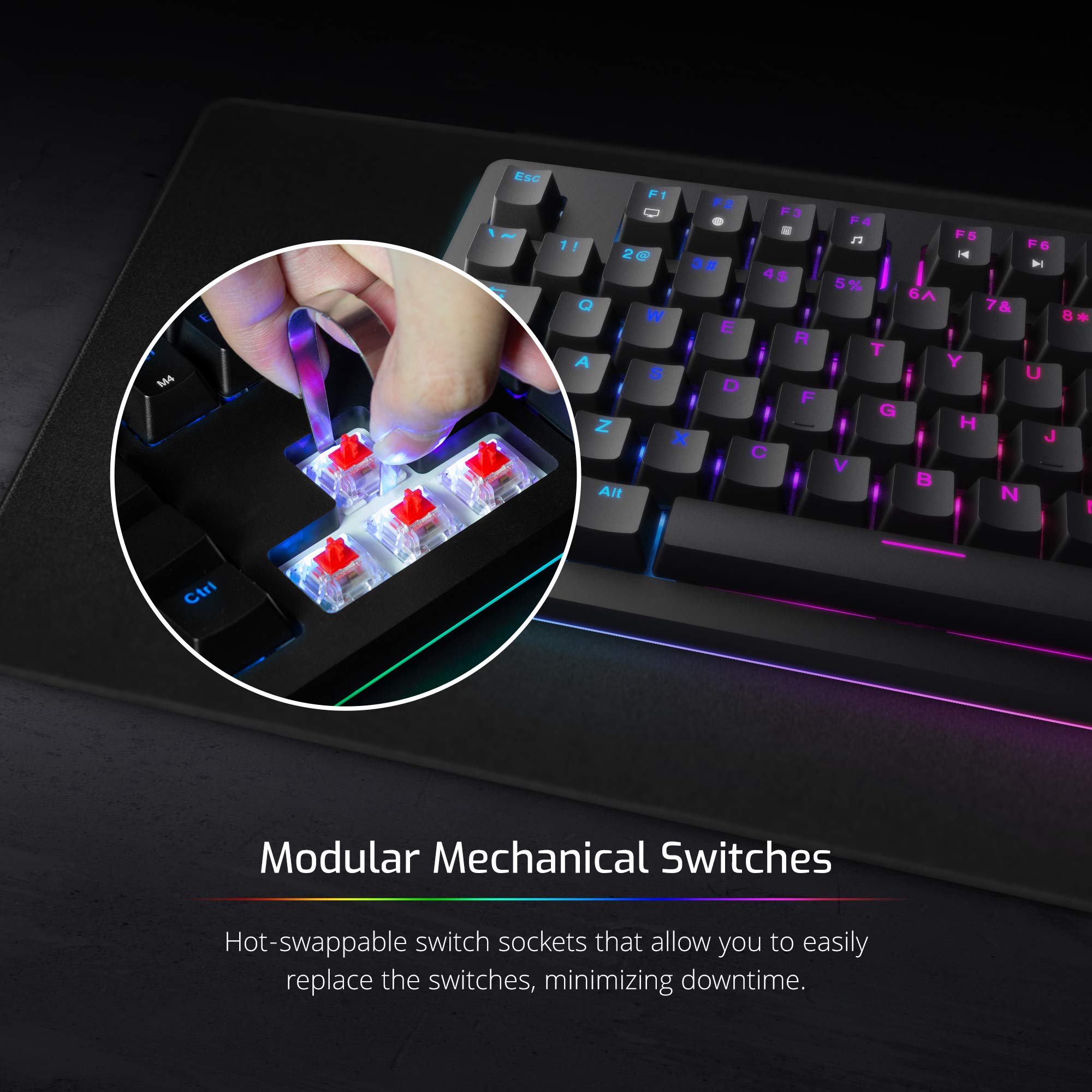 Mua TECWARE Spectre Pro, RGB Mechanical Keyboard, RGB LED trên Amazon ...