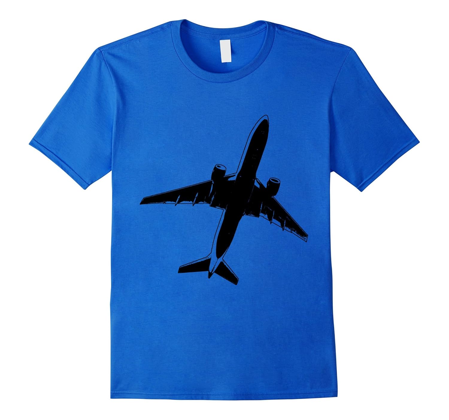 Flying Airplane t-shirt Plane Jet Airliner Silhouette-T-Shirt – Managatee