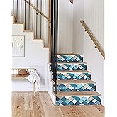 Amazon.com: FLFK White Stair Decals Set of 5 - Stair Stickers Decals ...