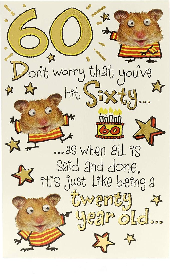 60th Birthday Card Funny Ideal Gift Card 60th Birthday Gifts For 60th Birthday Card Funny Ideal Gift Card 60th Birthday Gifts For
