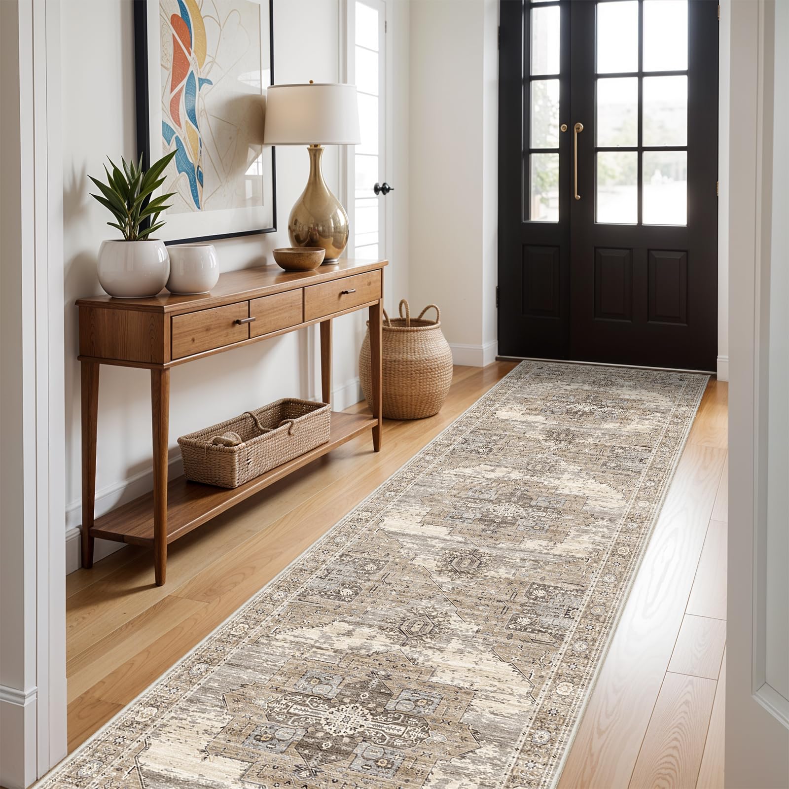 RUUGME Washable 3X12 Runner Rugs - Large Boho Rugs for Living Room ...