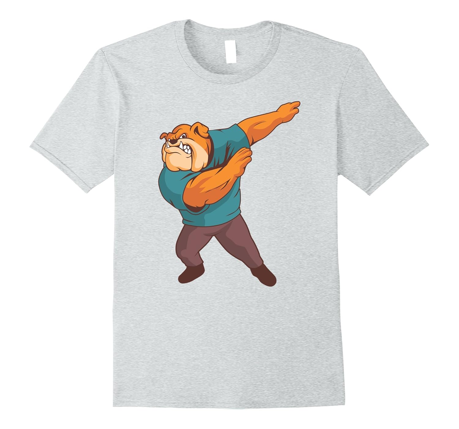 Bulldog dabbing T-shirt Funny Dog Dab Dance Gift Tee Shirt-Vaci – Vaciuk