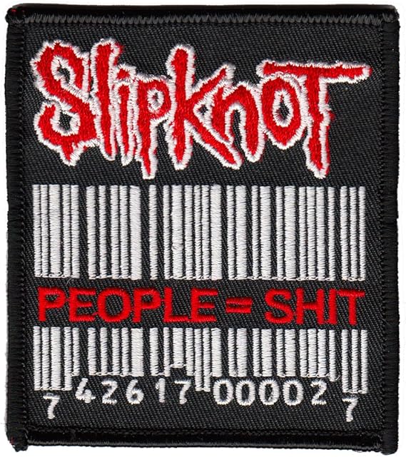 Slipknot Barcode Embroidered Patch: Amazon.co.uk: Kitchen & Home
